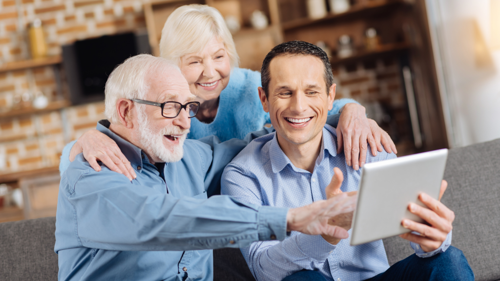 How Seniors Stay Connected With Loved Ones Using Tech Devices, Apps ...